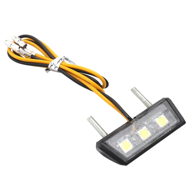 10X Motorcycle Decorative LED Taillight License Plate Light for White ...