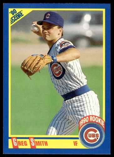 Greg Smith #614 Chicago Cubs 1990 Score Baseball Card | eBay