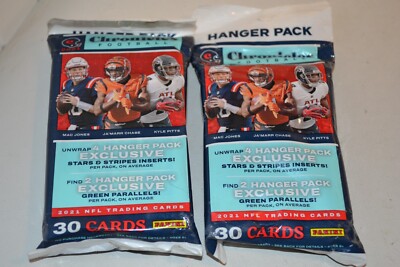 LOT OF 2 - 2021 Chronicles Hanger packs NFL Football FACTORY SEALED | eBay