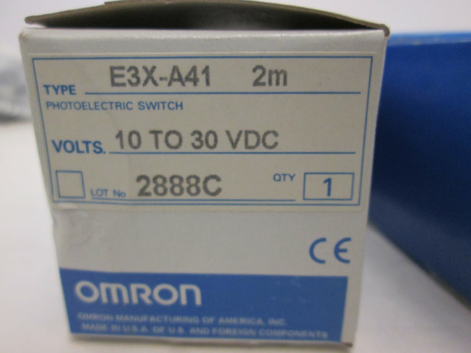 Omron, E3X-A41, Photoelectric Switch, New, Lot of 2 | eBay