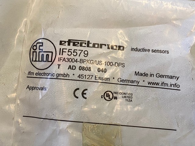 ifm Ifa3004-bpkg If5329 EFECTOR 100 Inductive Sensor for sale online | eBay