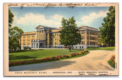 1930s- Ohio Masonic Home - Rickly Memorial Hospital, Springfield, Ohio ...