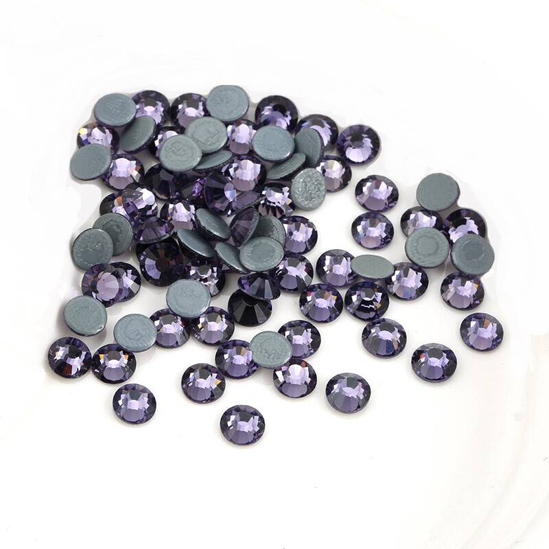 2mm 3mm 4mm 5mm Hotfix Rhinestones Flat Back Gems Crystal Glass Art ...