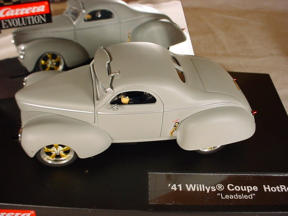 Carrera '41 Willys Coupe 1941 Hot Rod 'Grey' Leadsled MB 27225 1/32 ...