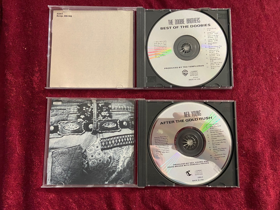 Lot of Classic Rock CDs ~ Bread / Doobie Brothers / Neil Young / Harry ...