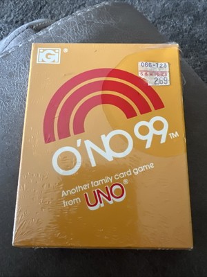 Vintage O'NO 99 Card Game from UNO 1980 Cards New Unopened Box | eBay