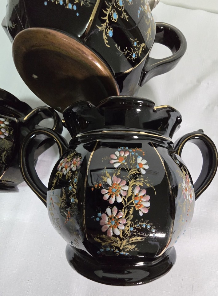 Antique 1895 Alexandra Pottery Burslem England Manning Bowman #36 Tea Set | eBay