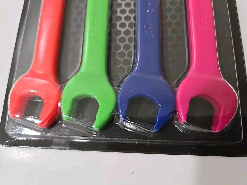 4X Pack Snap on tools Toothbrush Red, Green, Blue & Pink Flank Drive ...