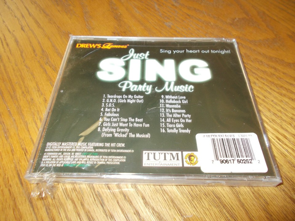 DREW'S FAMOUS JUST SING PARTY MUSIC CD BRAND NEW SEALED | eBay