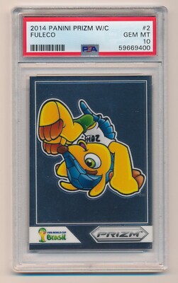 2014 Panini Prizm World Cup Soccer Fuleco PSA 10 Gem Mint #2 | eBay