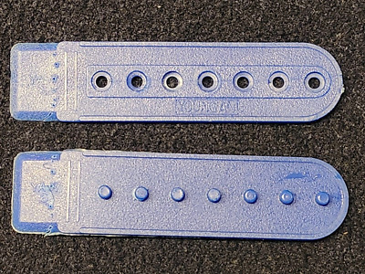 Vintage 80s 90s Blue Youngan Replacement Snapback Hat Cap Snap Pair ...