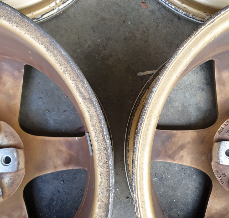 17" Rays RE STi B20 Wheels for Subaru GC8 Impreza WRX GF8 GDA V6 Legacy ...