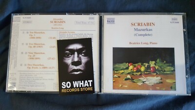 SCRIABIN - MAZURKAS. BEATRICE LONG. CD NAXOS | eBay