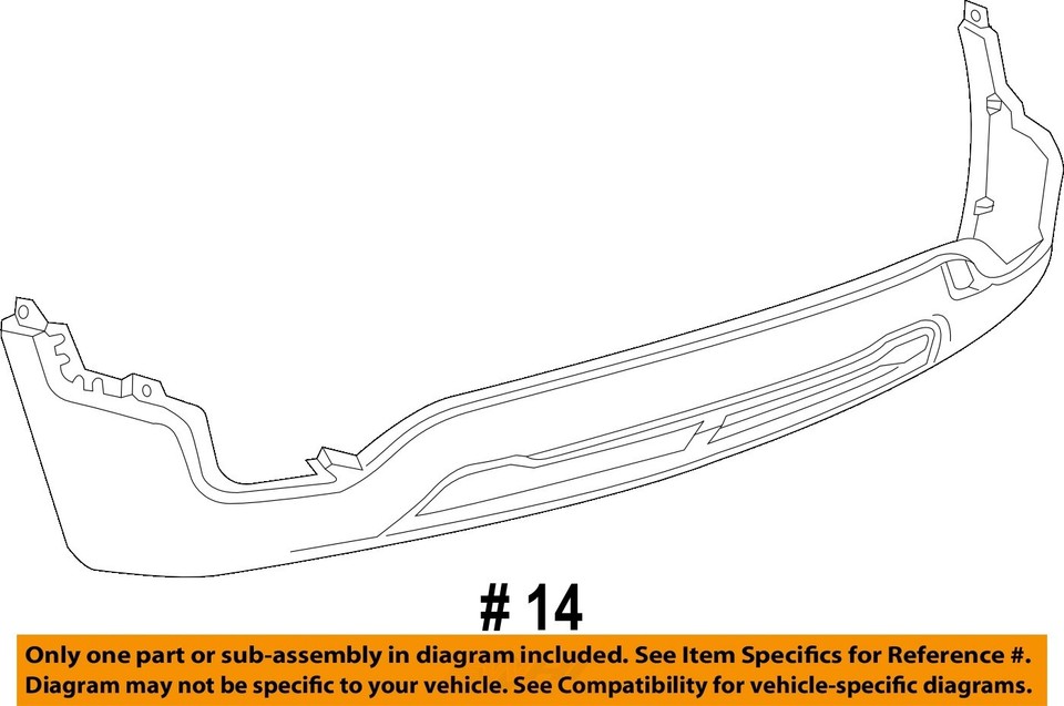 GM OEM 17-21 Trax Rear Bumper Bumper Components-Lower Cover 42537682 | eBay