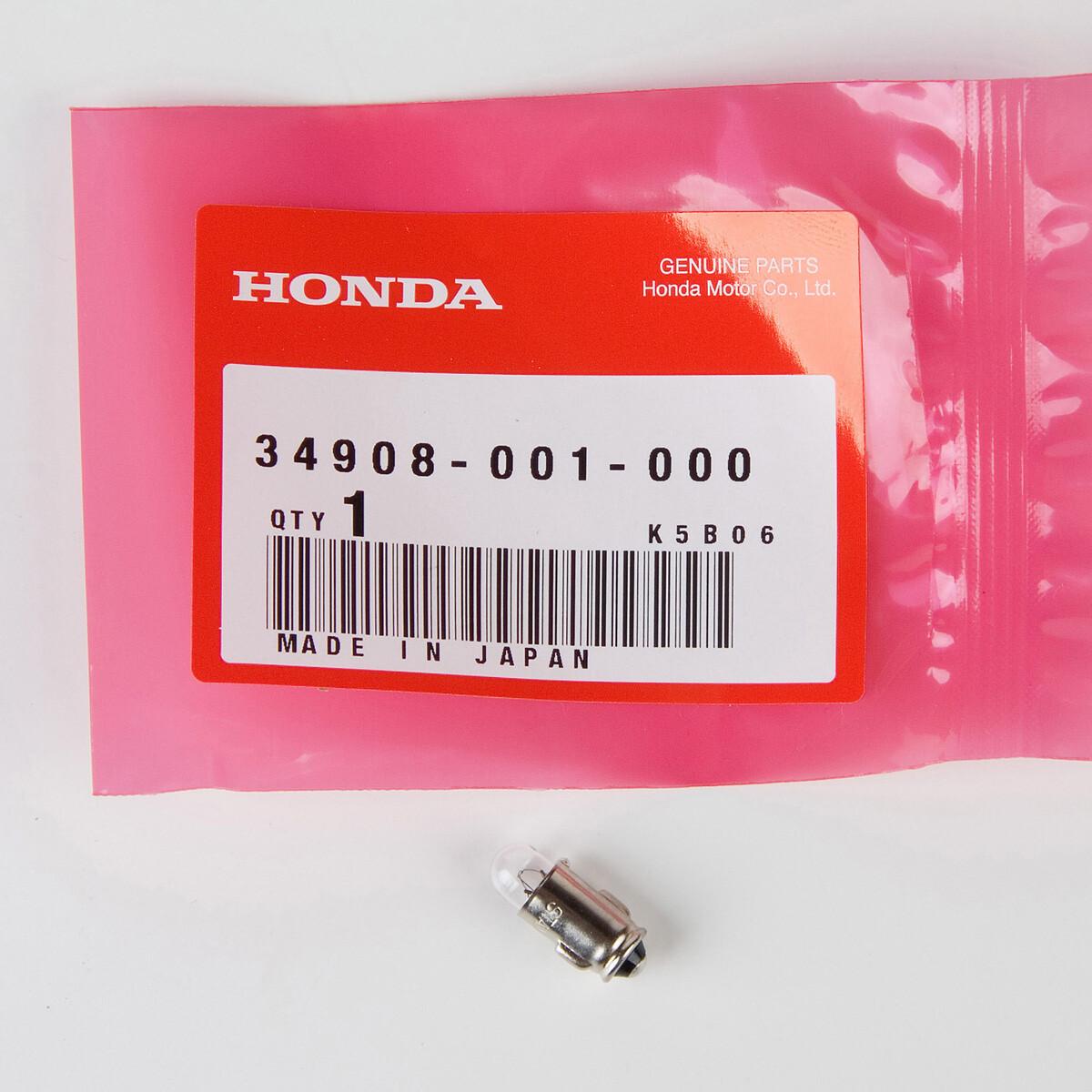 Genuine OEM Honda 34908-001-000 BULB (6V 1.5W) | eBay
