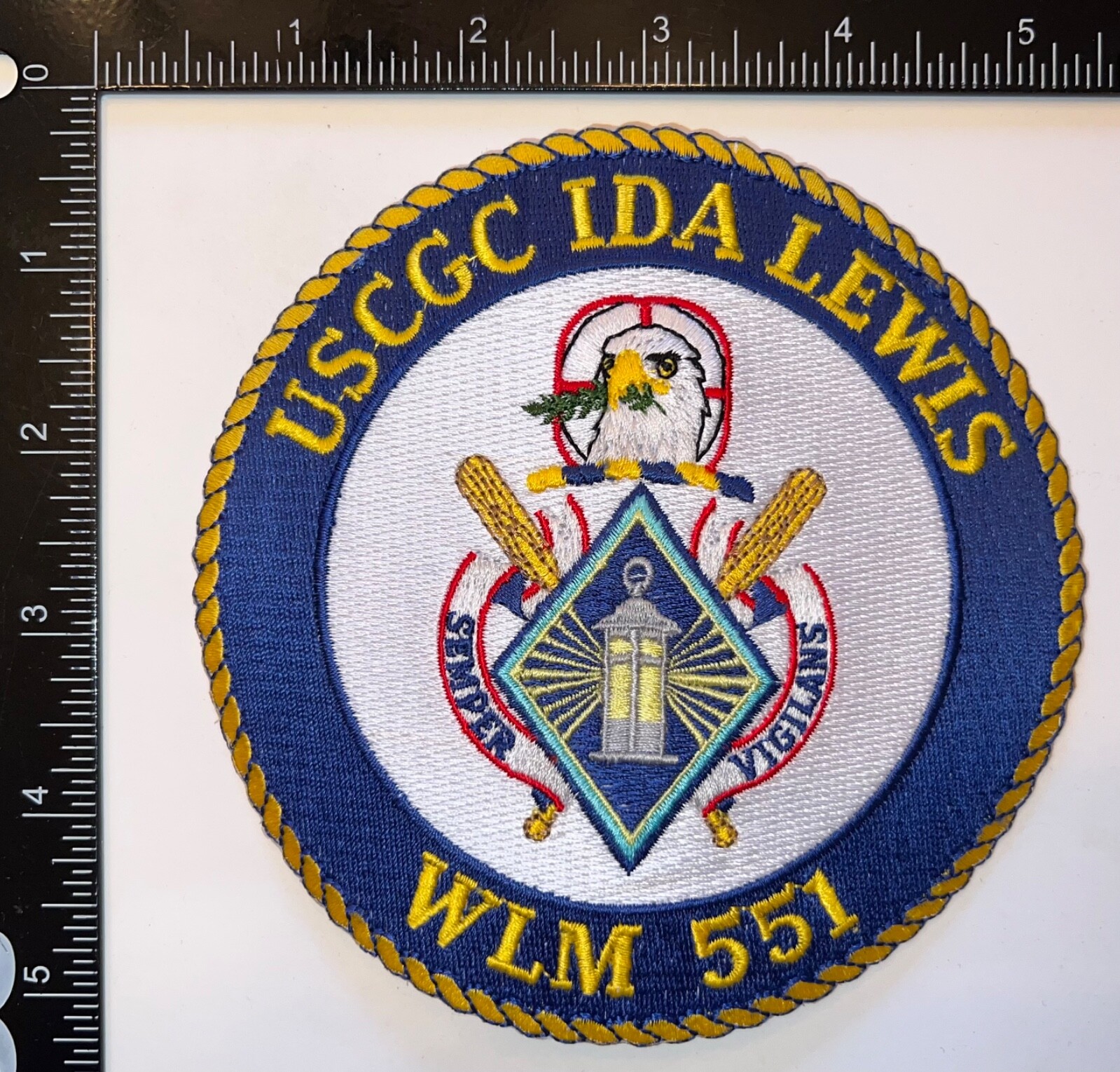 USCG US Coast Guard Cutter Ida Lewis WLM-551 Patch | eBay
