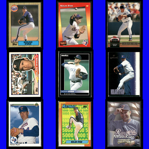 NOLAN RYAN BASEBALL Card LOT (9) ASTROS RANGERS METS HOF LEGEND - NM | eBay