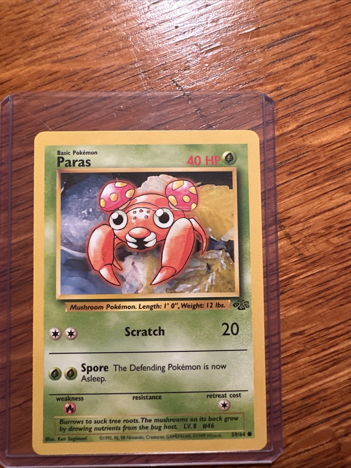 1995 Paras Pokemon Card Ultra Rare 59/64 | eBay