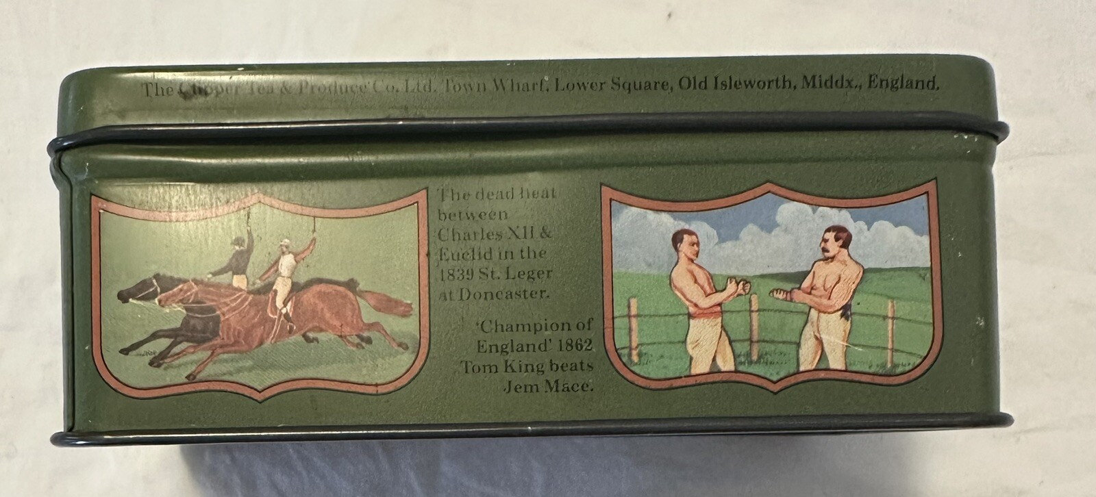 Sporting Sweets Vintage/Antique Sweets Tin Clipper Tea & Produce Co ...