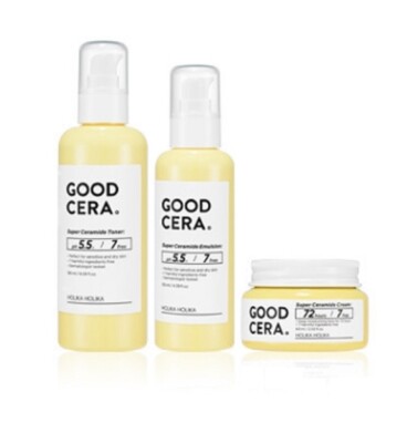 Holika Holika Good Cera Super Ceramide Toner Emulsion Cream Cleansing ...