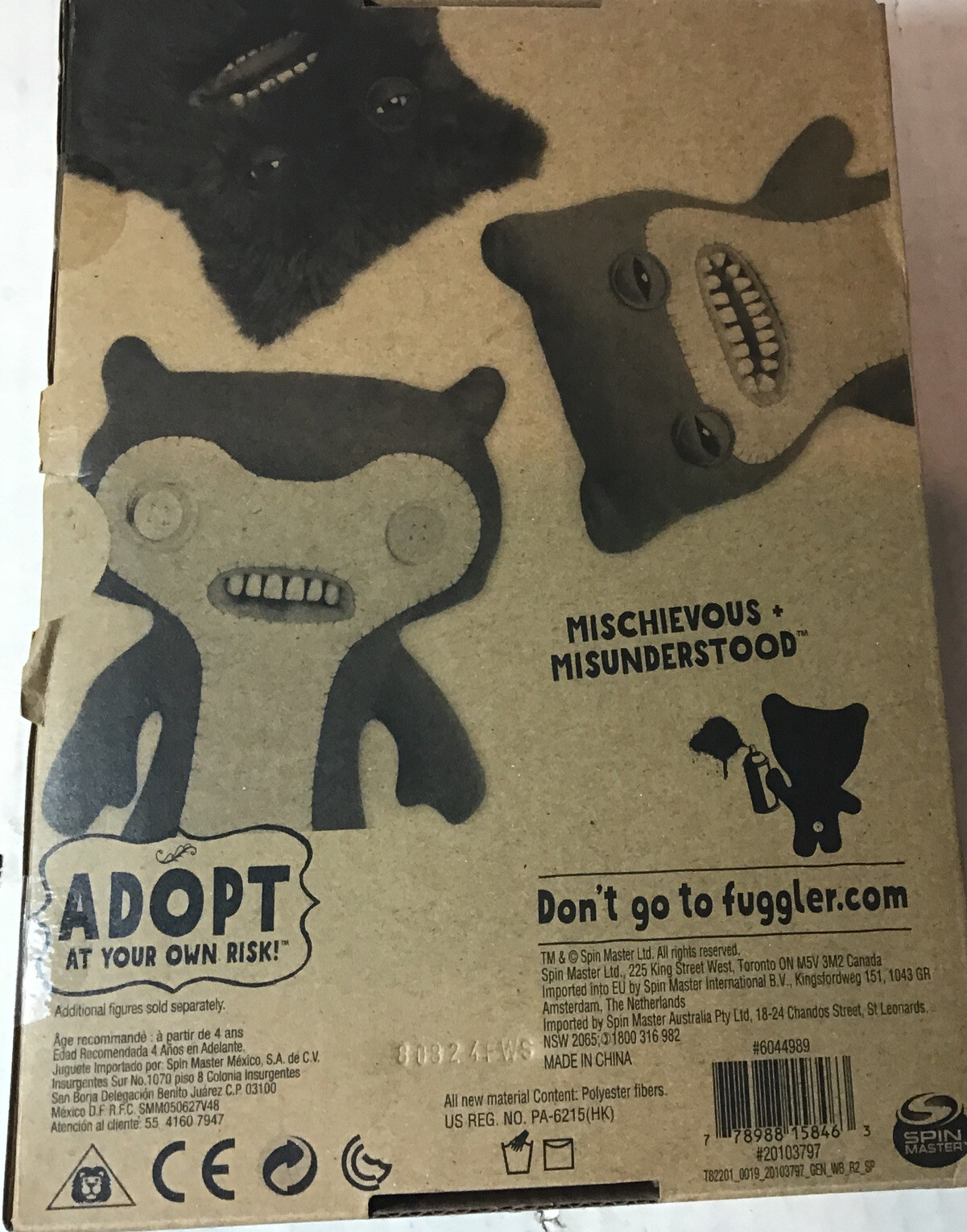 Fuggler Purple Grumpy Grumps Funny Ugly Monster Spin Master Fugglers ...