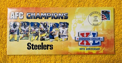 Pittsburgh Steelers 2005 AFC Champions Envelope (1-22-06) | eBay