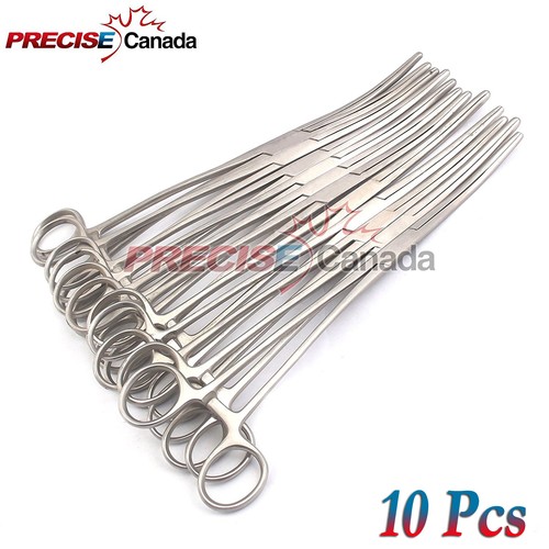 10Pc Bozeman Uterine Packing Double Curved Forceps 10'' Gynecology ...