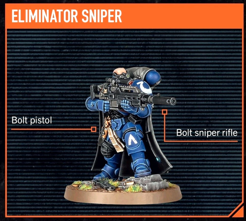 Eliminator Sniper Kill Team Starter Set Space Marines Heroes Warhammer ...