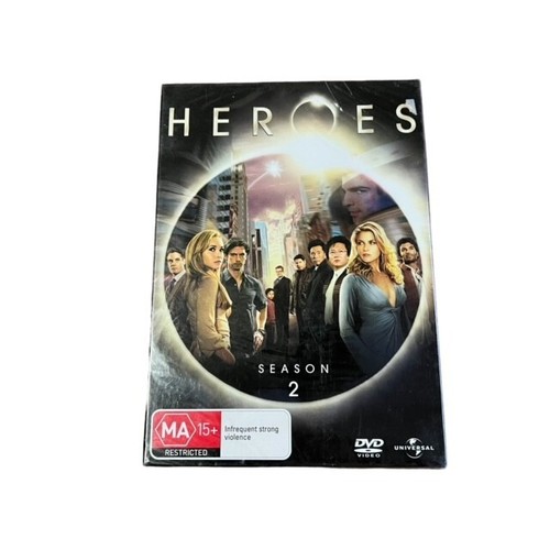 Heroes Season 2 DVD Jack Coleman Hayden Panettiere Region 4 Drama ...