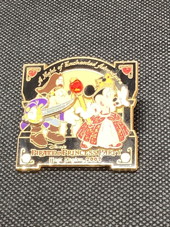 Disney Pin Pirate & Princess Party 2007 Mickey & Minnie Pin LE 1000 WDW ...