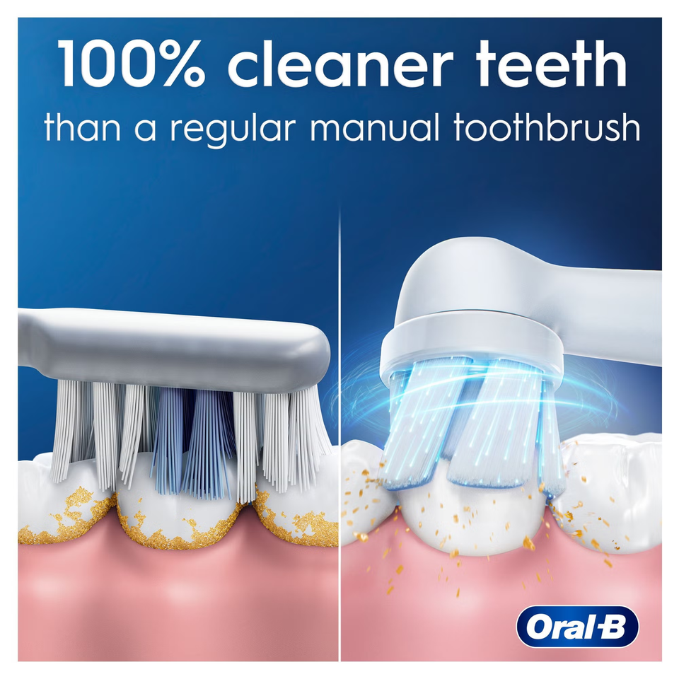 Oral-B iO2 Electric Toothbrush with Smart Pressure Sensor & Travel Case ...