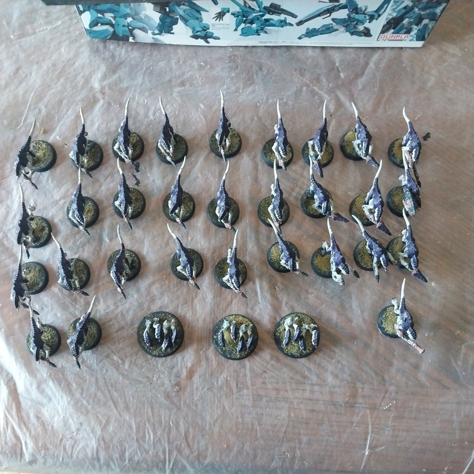 3 Games Workshop Warhammer 40K: Tyranids Termagant Brood units + ripper ...