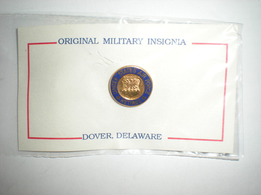 Retired Personnel Air Force Lapel Pin Us Military Retired Personnel Air Force Lapel Pin Us Military