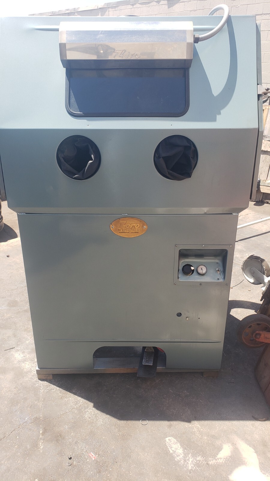 ZERO GLASS BEAD MACHINE WITH RECLAIMER GOODSON,SUNNEN, ROTTLER,VAN ...