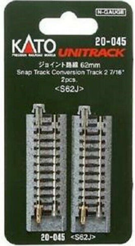 Kato #20-045 N Scale Atlas "Snap-Track" Conversion UniTrack 2 7/16 ...