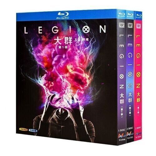 Legion Season 1- 3 Blu-ray BD Complete TV Series 5 Disc All Region ...