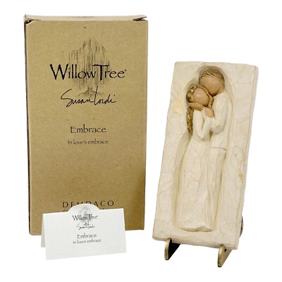 Willow Tree IN LOVE’S EMBRACE Plaque With Stand 26509 - 2002 EUC In Box ...
