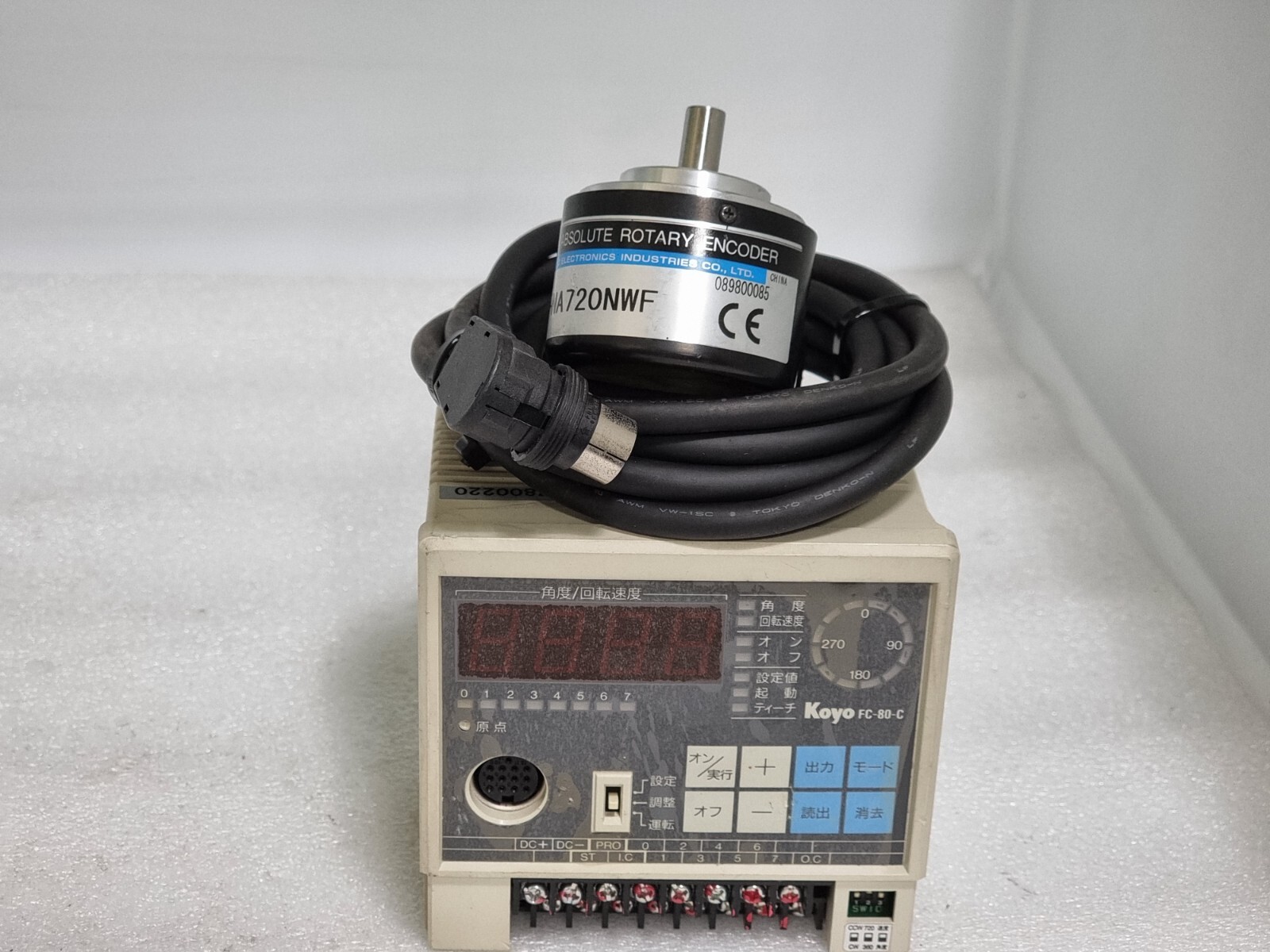 Koyo FC-80-C & TRD-NA720NWF CAM POSITIONER + ROTARY ENCODER | eBay
