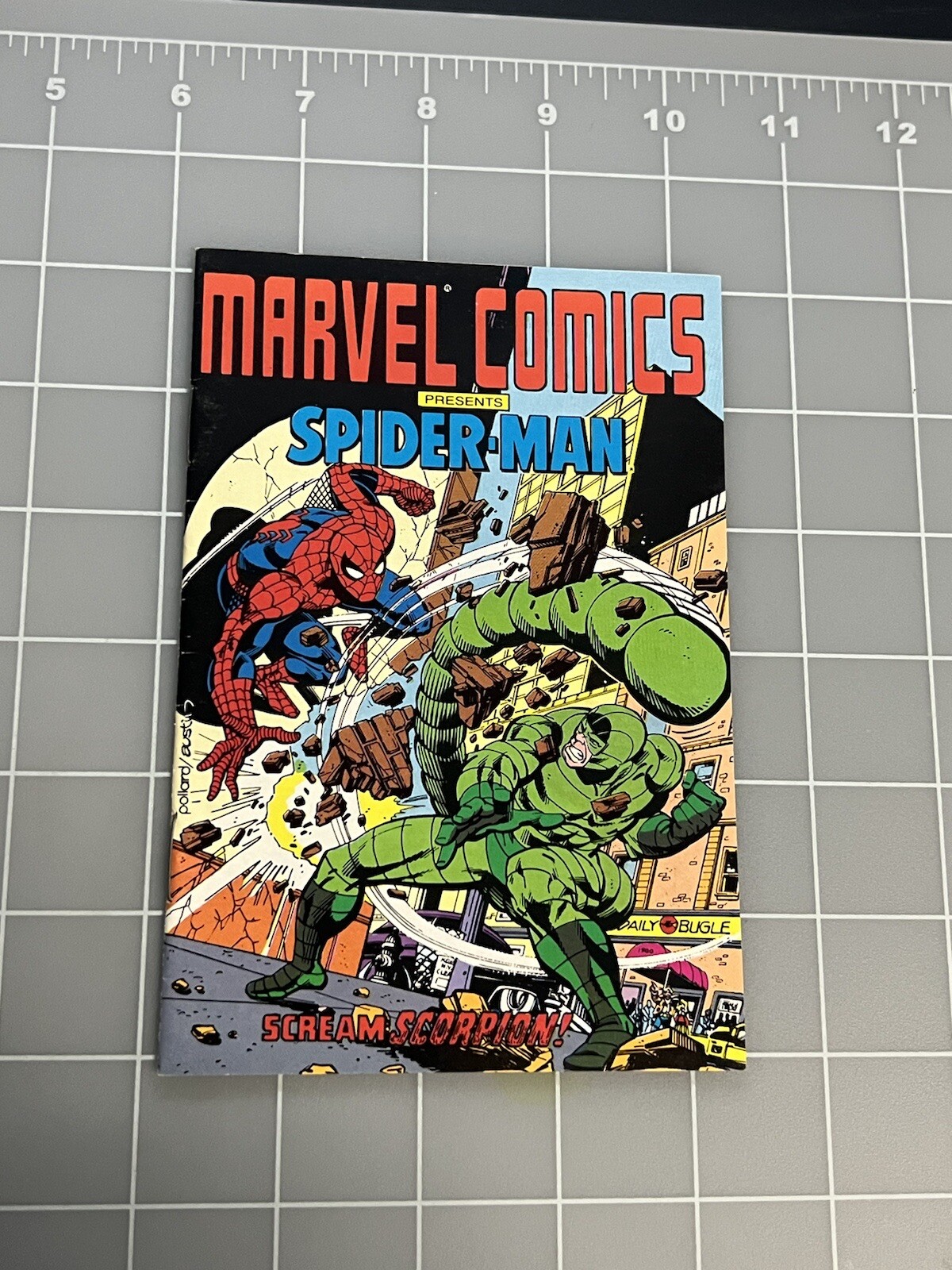 Marvel Comics Presents Spider Man - Scream Scorpion - Mini Comic - 1987 ...