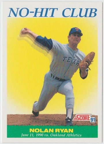 1991 Score Baseball #701 Nolan Ryan NH - Texas Rangers | eBay