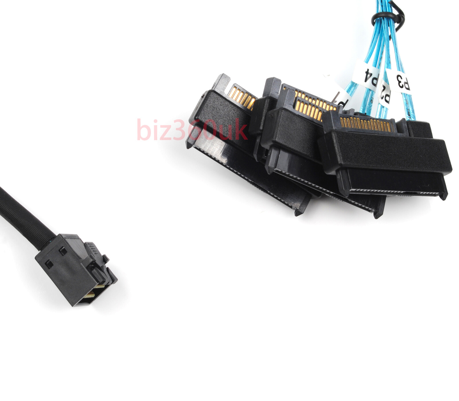 HD MINI SAS SFF 8643 to 4X SFF (29Pin) 8482 SAS Drive Connector Power ...