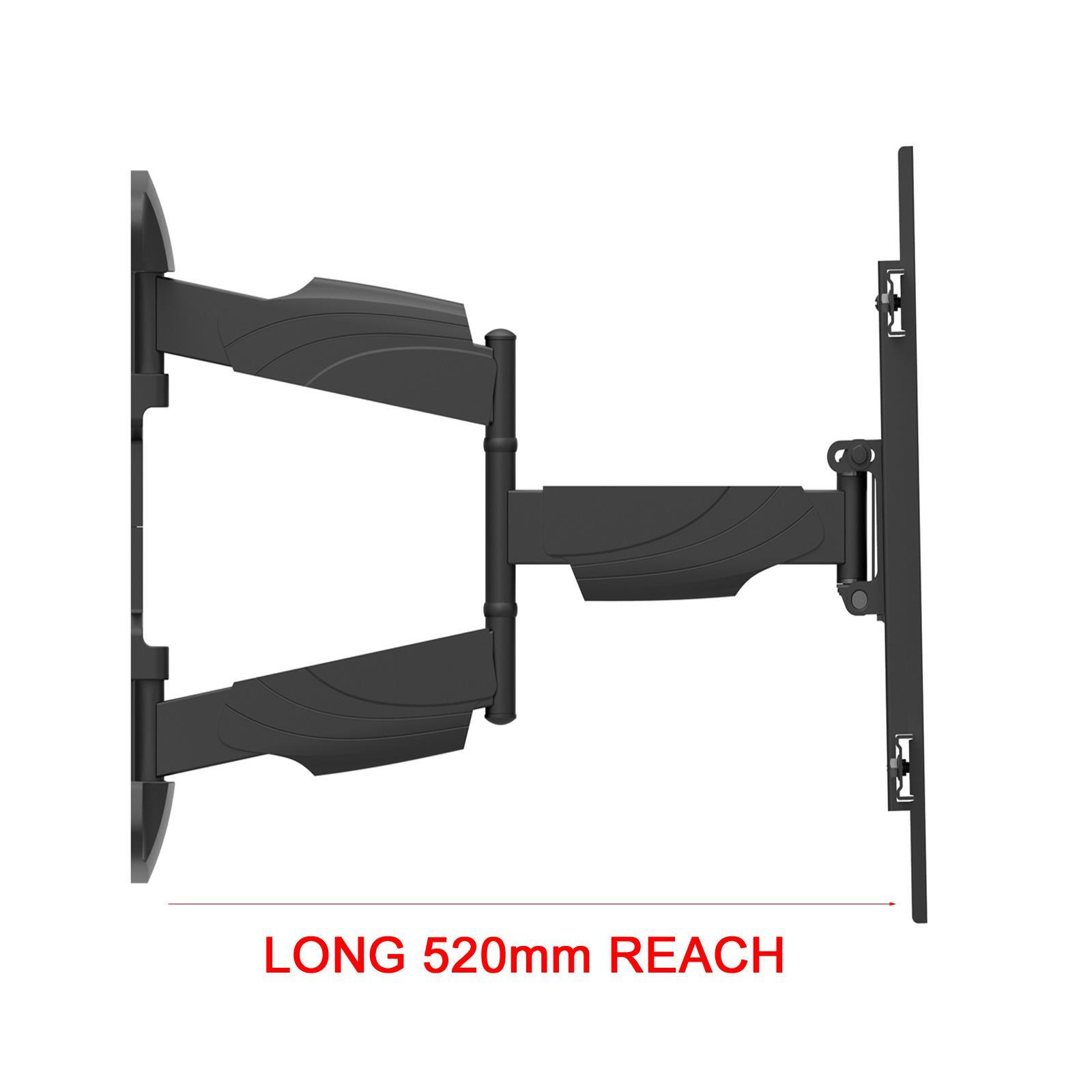 Fits QE65S95CATXXU SAMSUNG 65" TV BRACKET DOUBLE ARM TILT & SWIVEL WALL ...