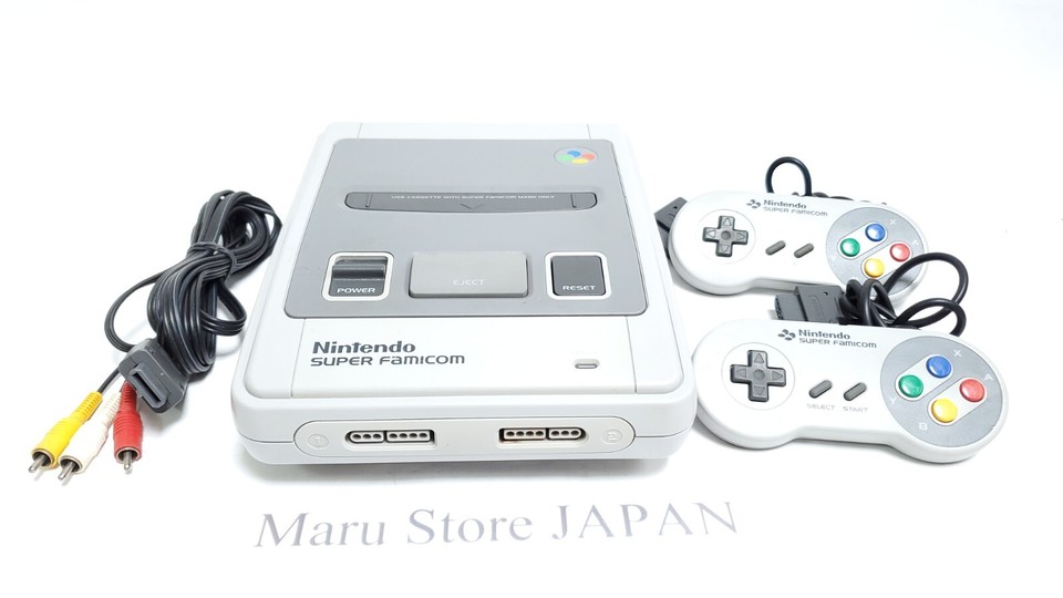 SNES Nintendo Super Famicom Console Select Color & Accessory Tested ...
