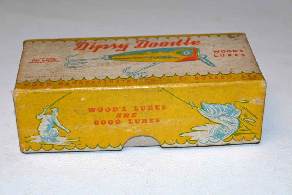 Vintage Wood's Dipsy Doodle 504 Shad in Pat. Applied For Picture Box | eBay