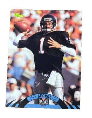 1995 Classic Card # 17 Jeff George - Atlanta Falcons | eBay