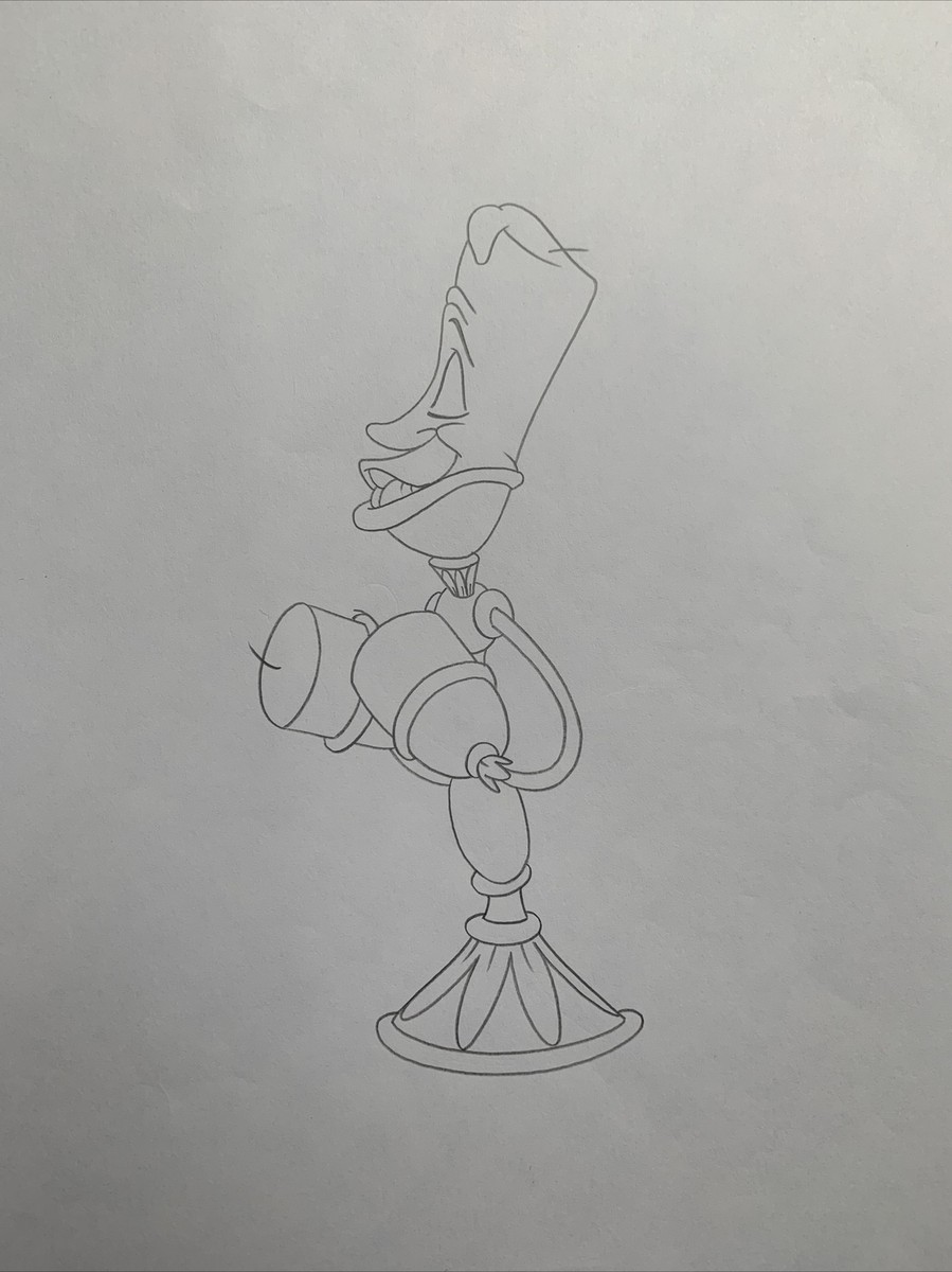 Beauty And The Beast Lumiere Drawing