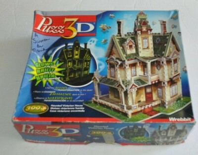 HAUNTED VICTORIAN MANSION Puzz-3D PUZZLE Wrebbit (miss 6 pieces) | eBay
