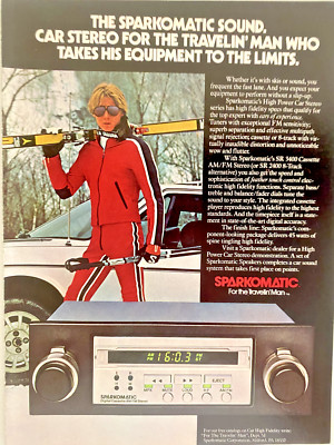 Sparkomatic Digital Cassette AM FM Radio Vintage 1979 Magazine Ad | eBay