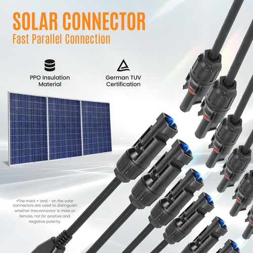 Solar Panel Connector 6 to 1 Solar Y Branch Solar Panel Splitter 6Way ...