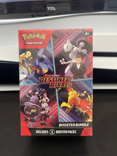 Pokémon TCG Destined Rivals Booster Bundle 6 Booster Packs Sealed ...